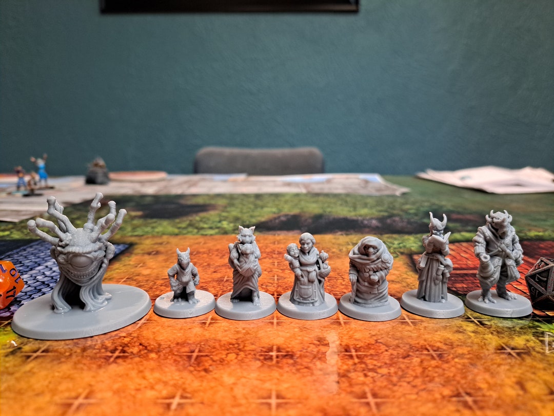 Townsfolk: Townsquare RPG Miniatures Set - Etsy