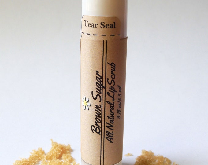 Exfoliating Brown Sugar Lip Scrub | Natural Brown Sugar Lip Scrub ...
