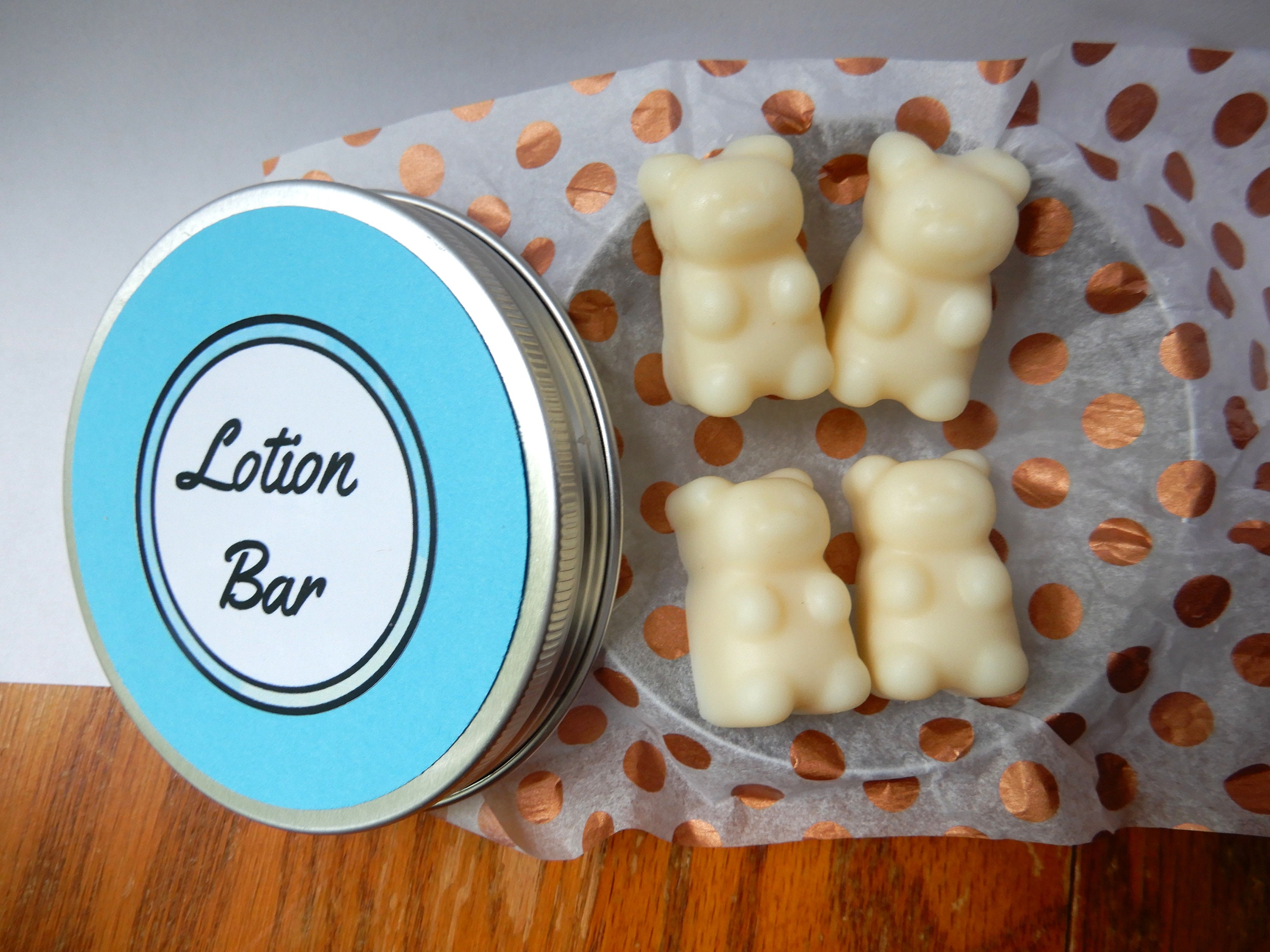 Natural Mini Set of 4 Lotion Bars Mini Lotion Bars Homemade Lotion Bars ...