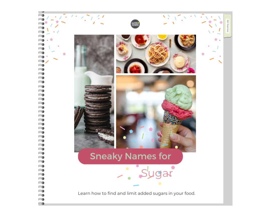 Digital Sneaky Names for Sugar Guide, Healthy Food, Healthy Recipes ...