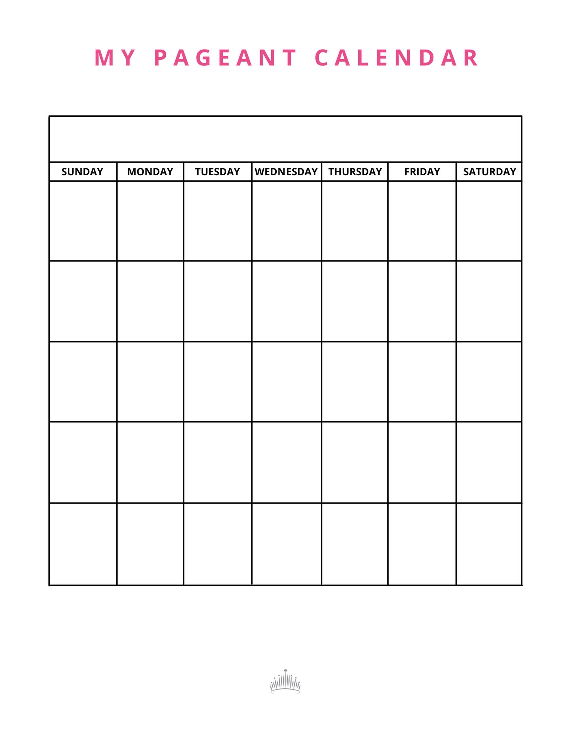 Pageant Binder by Pageant Planet Digital Download - Etsy