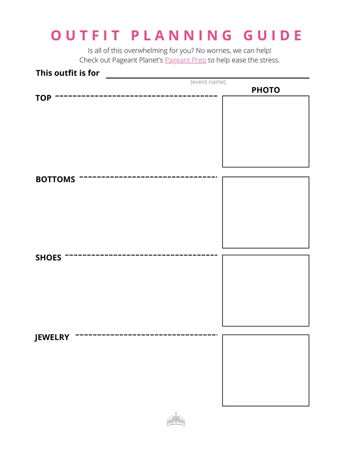 Pageant Binder by Pageant Planet Digital Download - Etsy