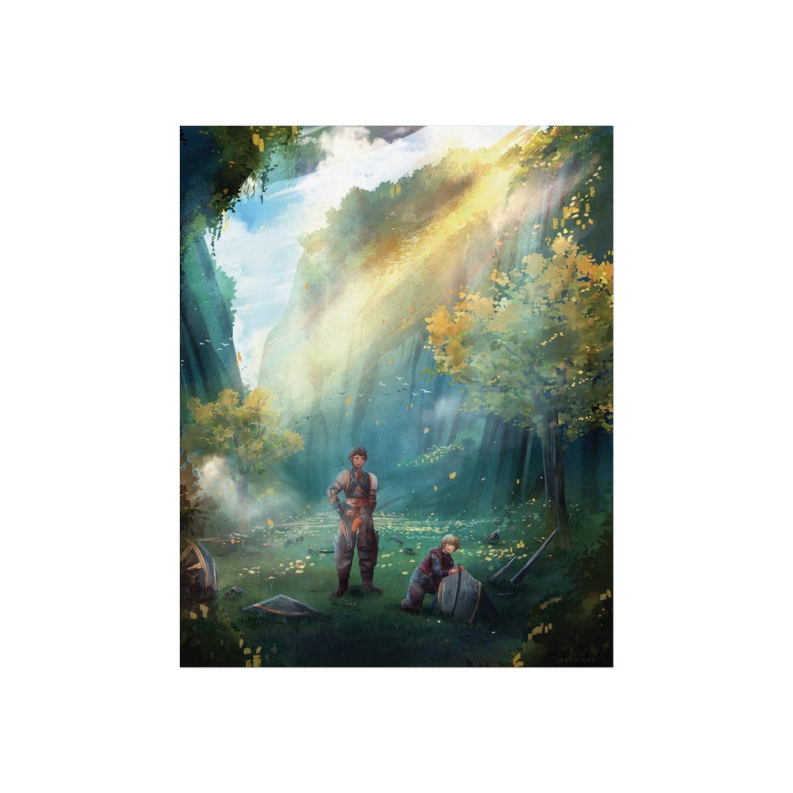 Xenoblade Chronicles Shulk and Reyn Colony 9 Video Game Posters (3 ...