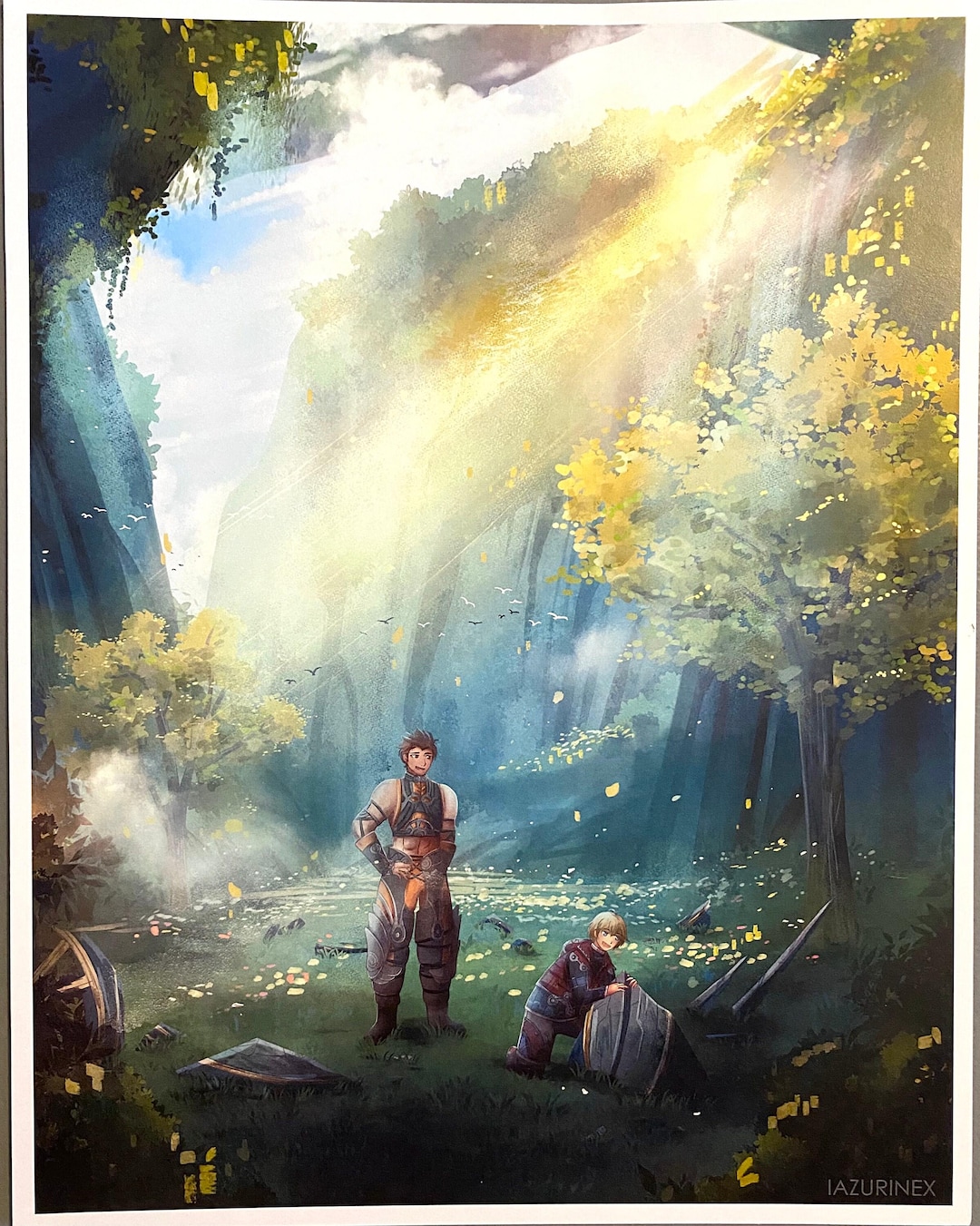 Xenoblade Chronicles Shulk and Reyn Colony 9 Video Game Posters (3 ...