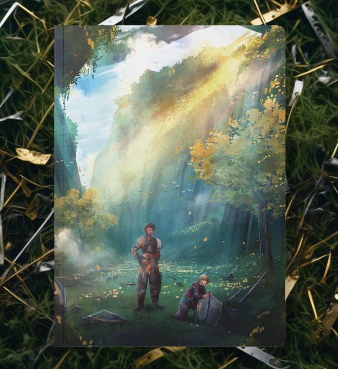 Xenoblade Chronicles Shulk and Reyn Video Game Softcover Journal (100 ...