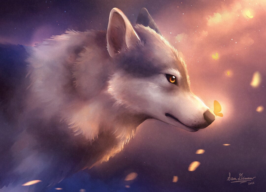 Sassa's Hope - 5x7" Wolf FUNDRAISER Print - Etsy
