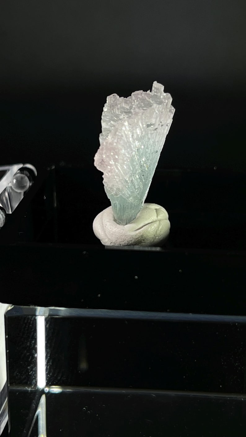 Bi Colored “cotton Candy” Tourmaline Spray | Afghanistan | Thumbnail ...