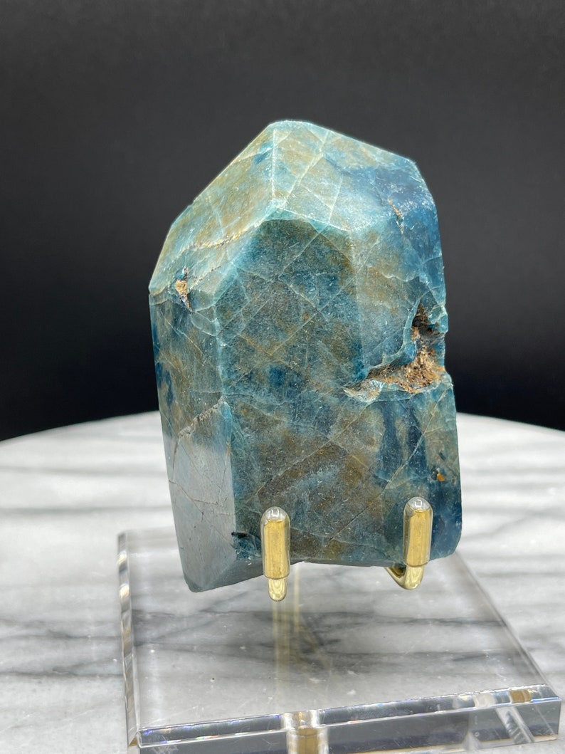 Gemmy Deep Blue Apatite in Matrix - Brazil - American Seller - Fast ...