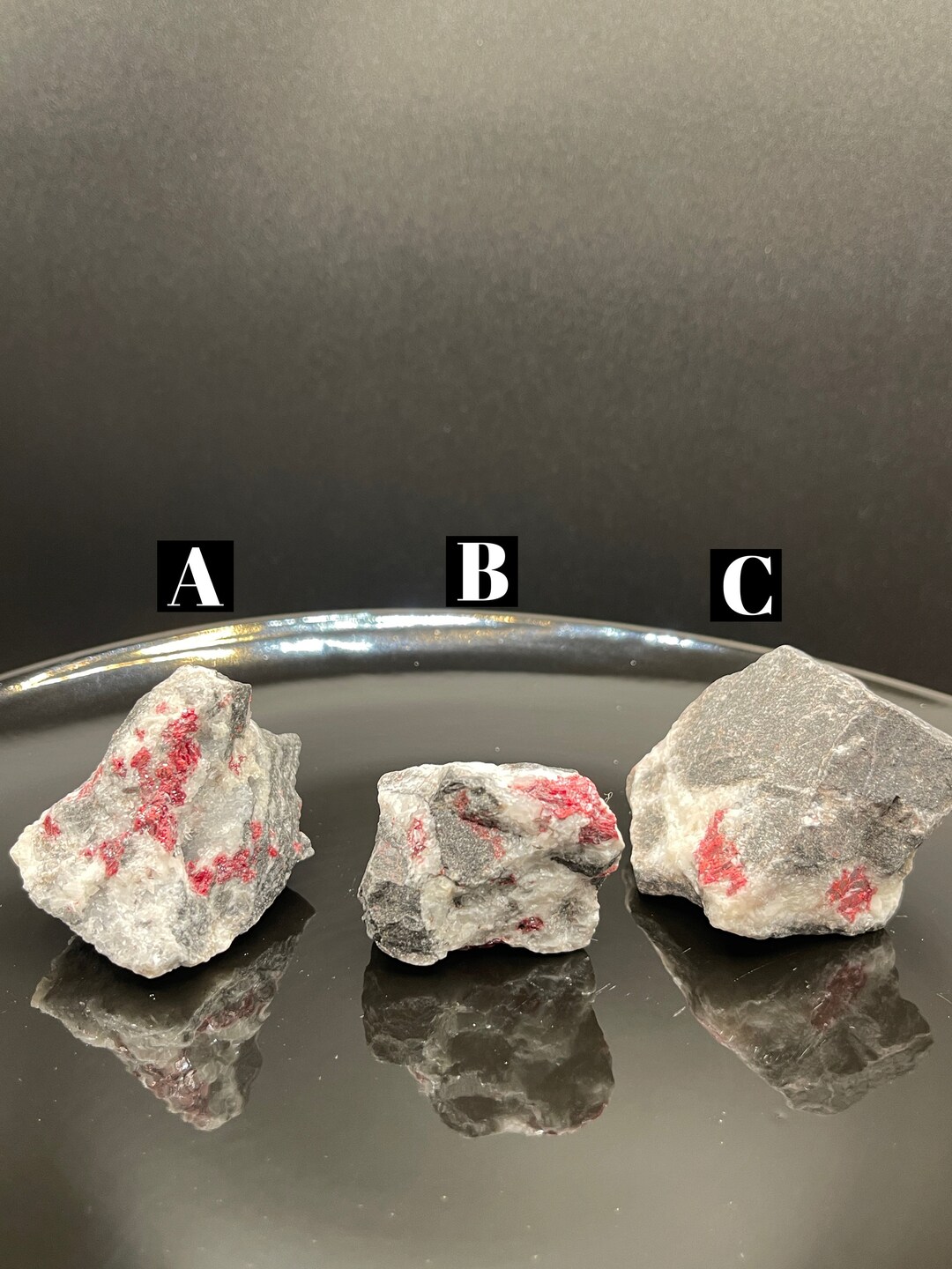 PICK YOUR FAVE! Raw Cinnabar With Dolomite on Matrix Chunks - Guizhou ...