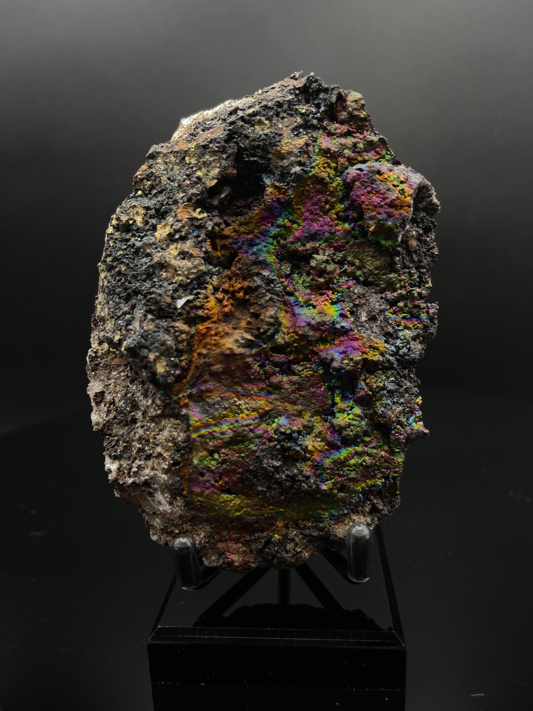 Turgite (iridescent Hematite/goethite) | San Valentin Quarry, Spain ...