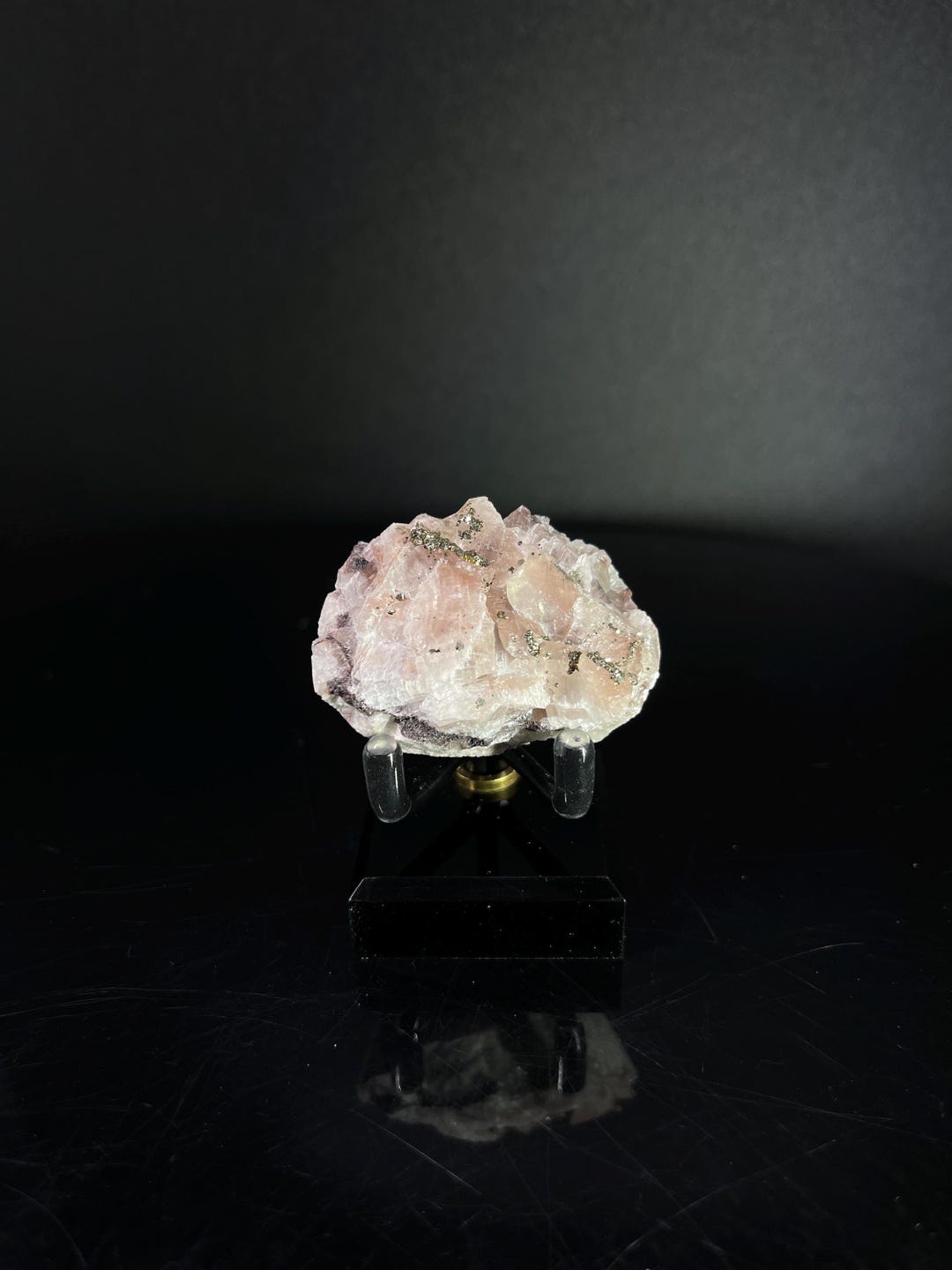 Pink Bladed Calcite With Pyrite Coating | UV Reactive | Daye Co ...