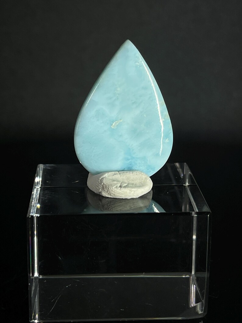Larimar Cabochon | Dominican Republic | Jewelry Making Arts Crafts ...