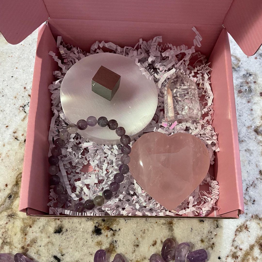 Crystals Intuitive Box Large 444 - Etsy