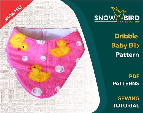 Dribble Bib PDF Sewing Patterns / Digital PDF Sewing Patterns - Etsy