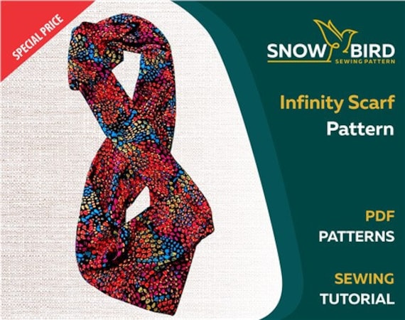 Infinity Scarf PDF Sewing Patterns / Digital PDF Sewing - Etsy