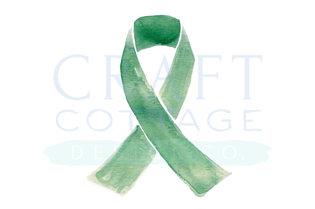 Watercolor Liver Cancer Ribbon Clip Art • PNG • High-res • 300 DPI ...
