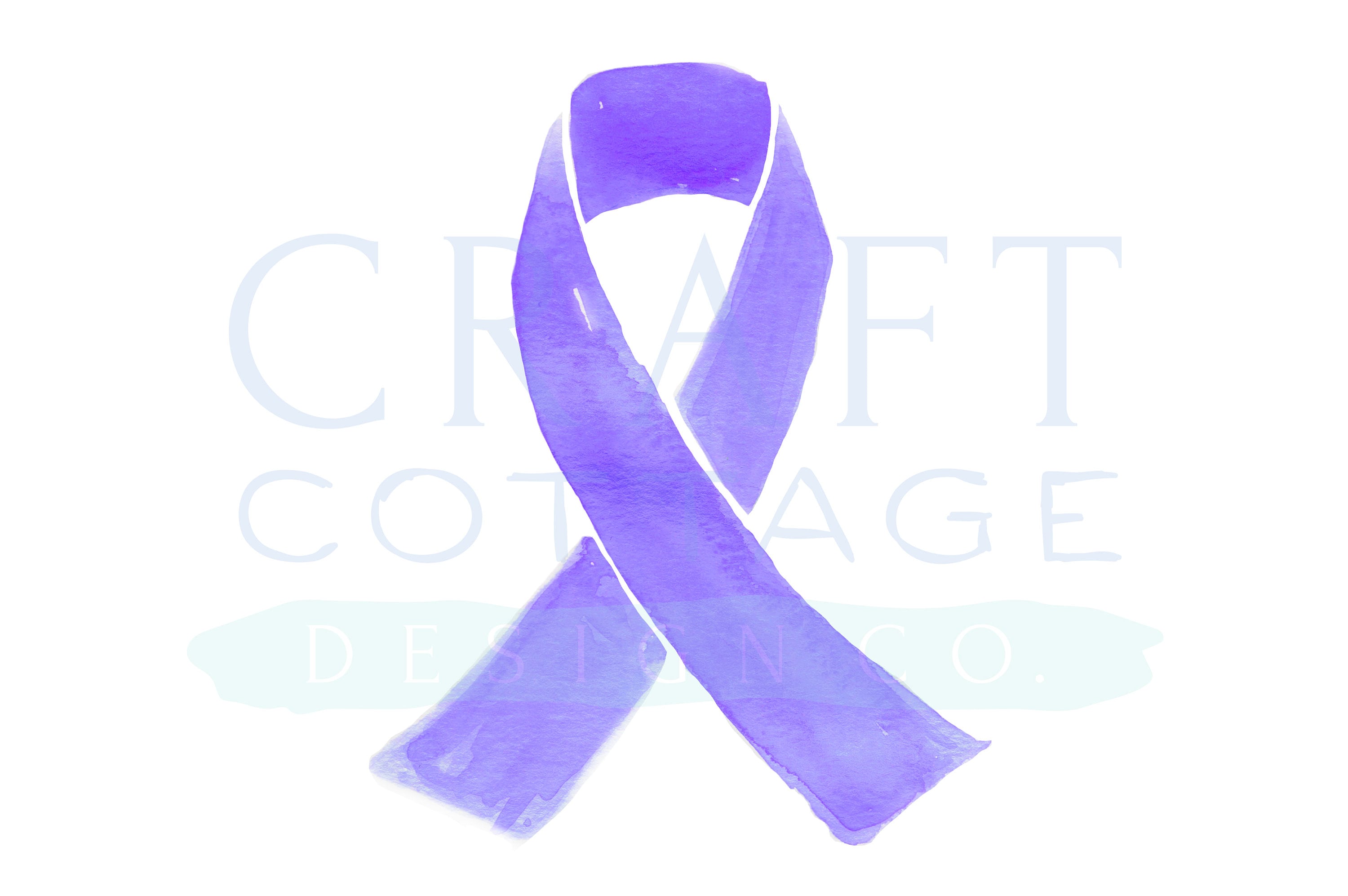 Watercolor Pancreatic Cancer Ribbon Clip Art • PNG • High-res • 300 DPI ...