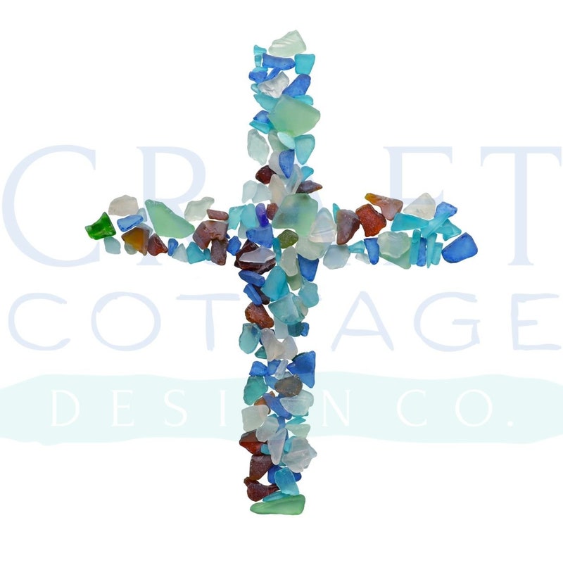 Catholic Sea Glass Art - Etsy
