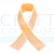 Watercolor Appendix Cancer Ribbon Clip Art PNG High-res 300 DPI Amber ...