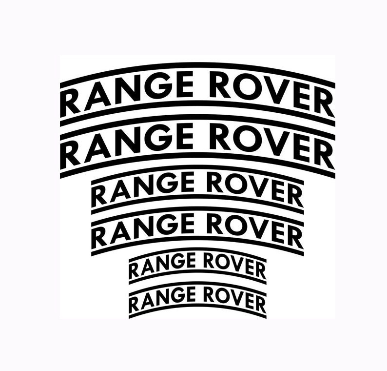 Range Rover Brake Caliper Decals | Etsy