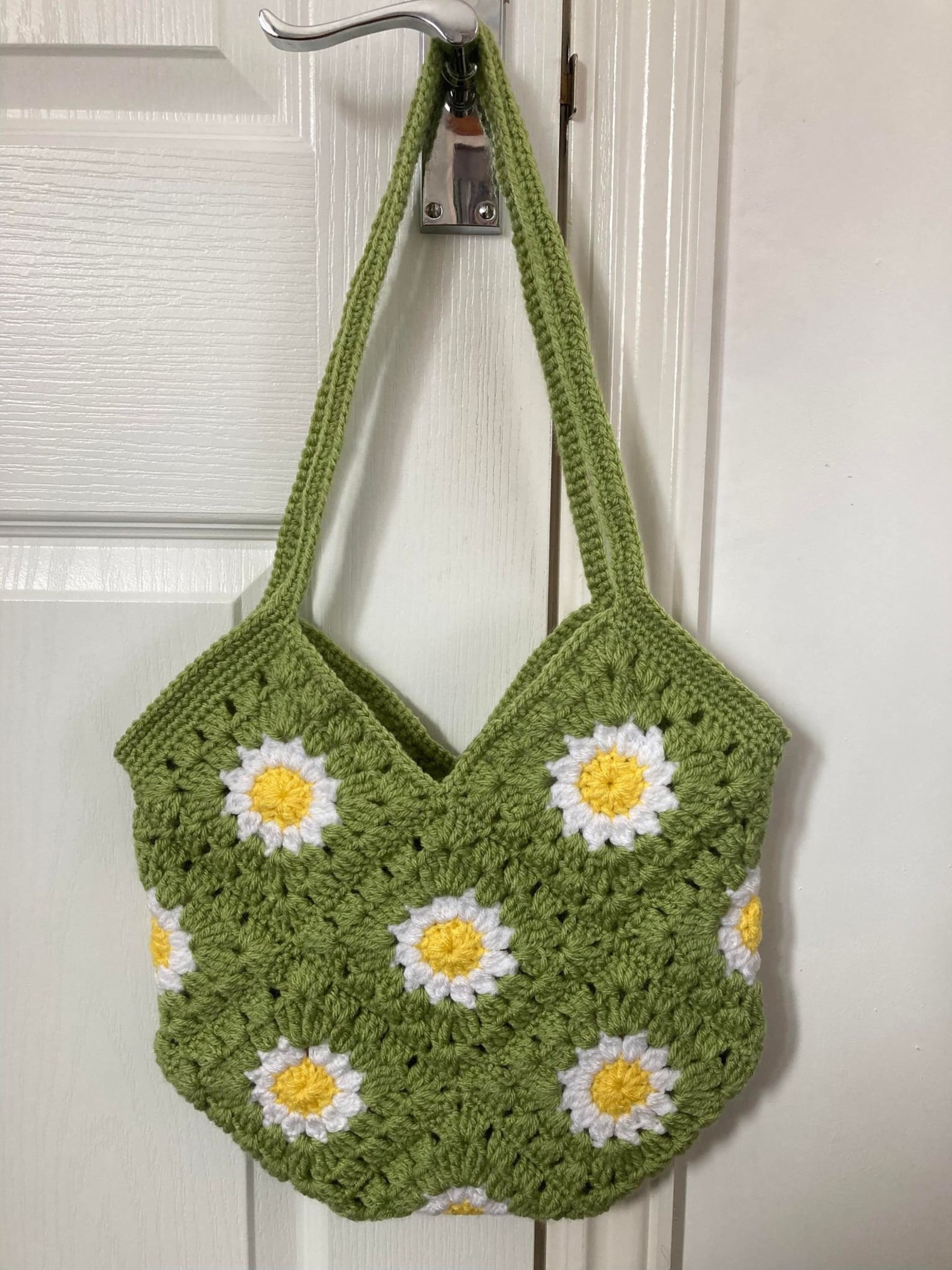 Daisy Granny Square Bag. Crocheted by Hand. Various Colours. Fab Gift ...