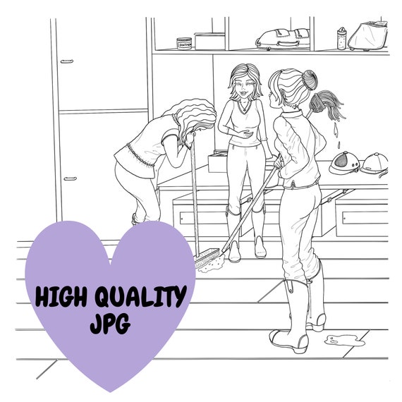 Friendship is Magic Coloring Page for Adults and Children | Etsy