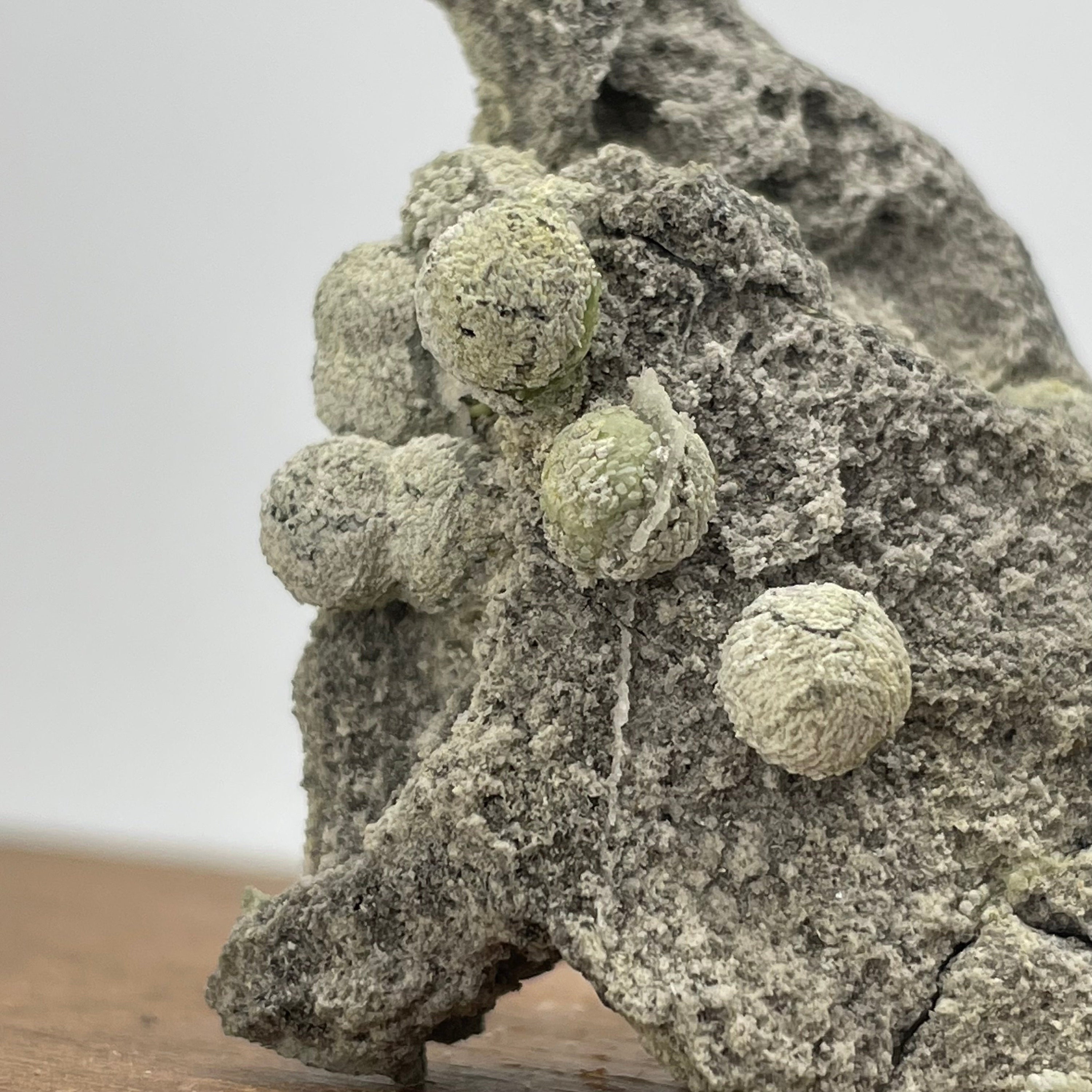 Crandallite Pseudomorph After Wavellite Rare Mineral Specimen Arkansas ...
