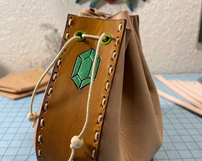 Leather Coin Purse / Rupee Bag/ Wallet / the Legend of Zelda / Cosplay ...