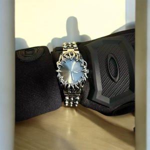 Original Claw Alabaster Style STAINLESS STEEL QUARTZ Retro Y2K European ...