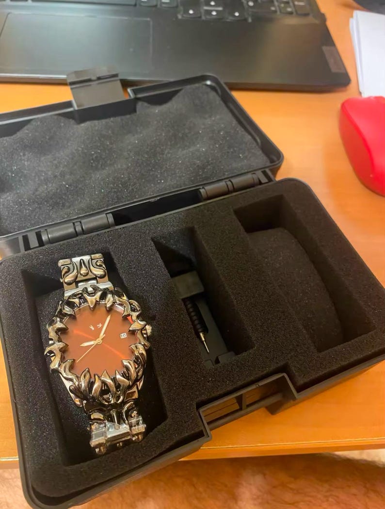 Original Claw Alabaster Style STAINLESS STEEL QUARTZ Retro Y2K European ...