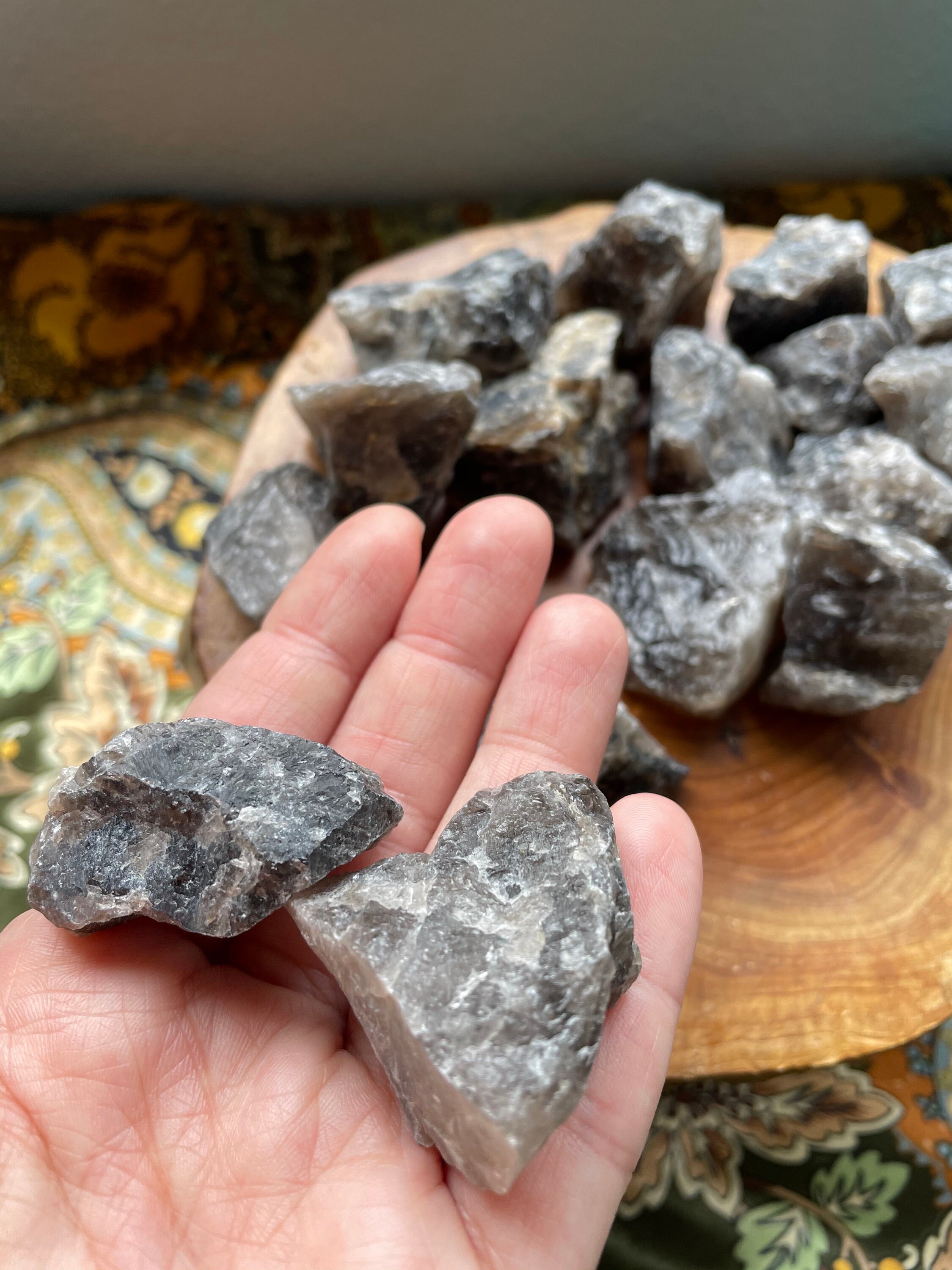 Raw Smokey Quartz Rough Natural Chunks | Etsy