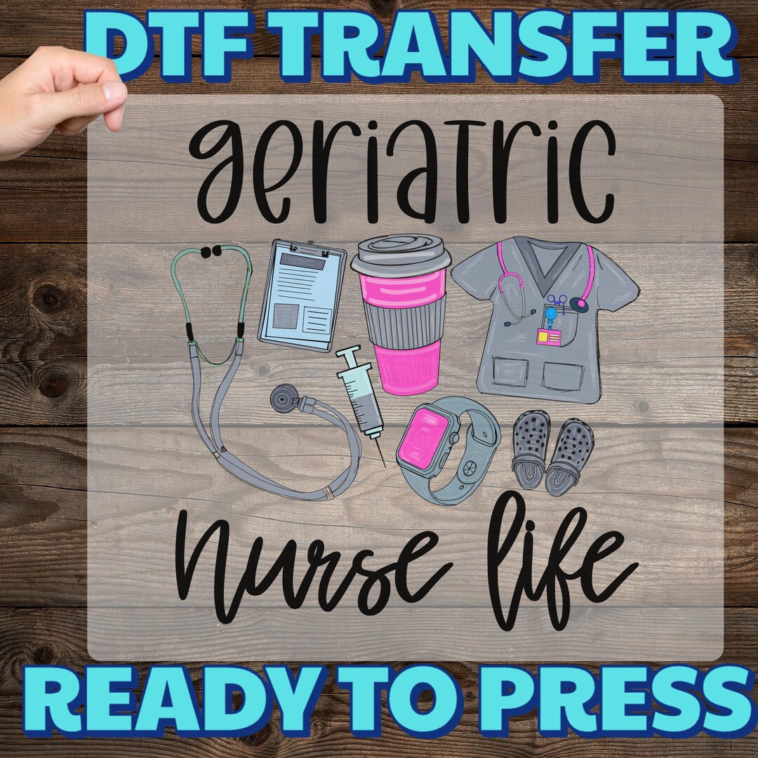 Healthcare Heroes DTF Transfer, Nurse Appreciation Iron-on Decal ...