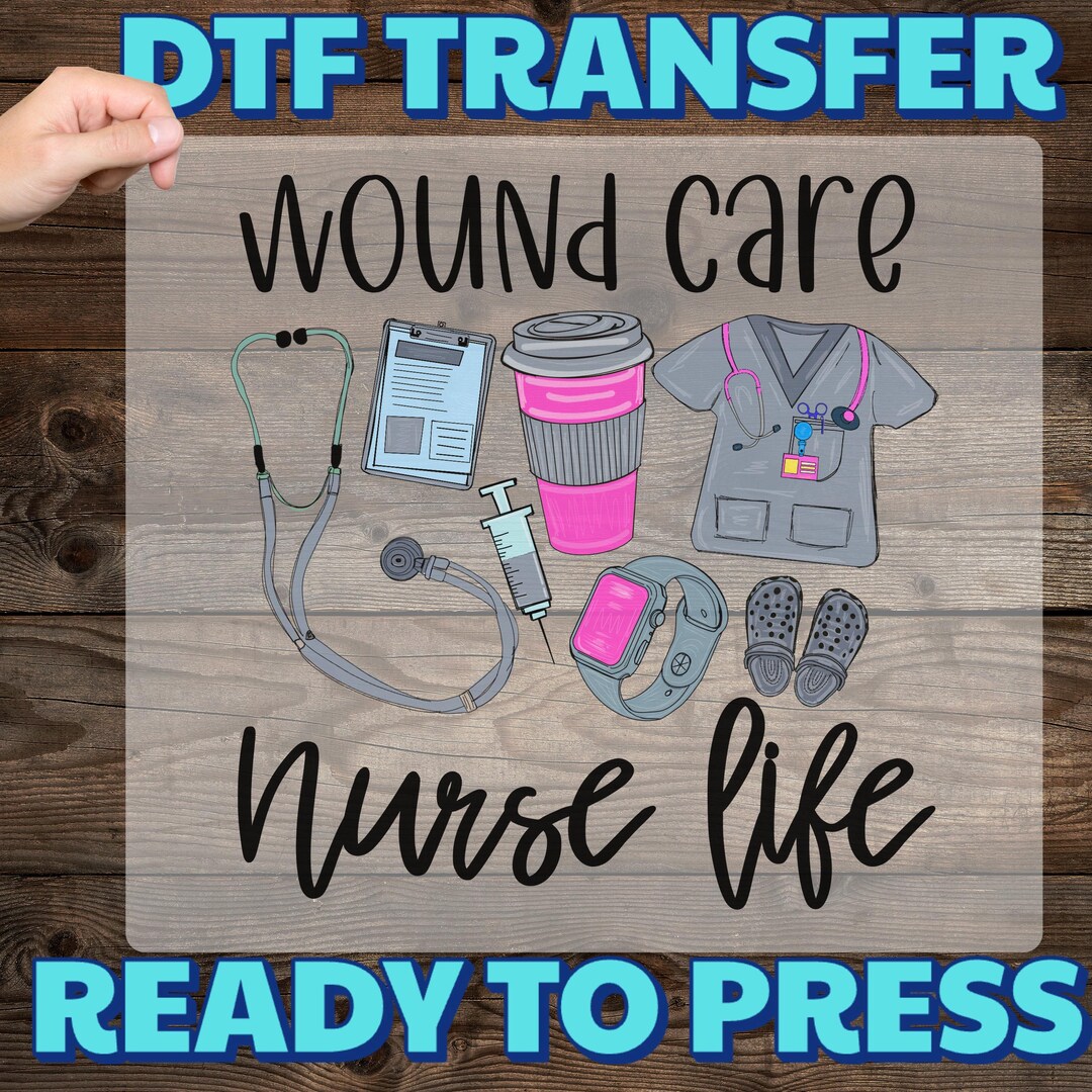 Healthcare Heroes DTF Transfer, Nurse Appreciation Iron-on Decal ...