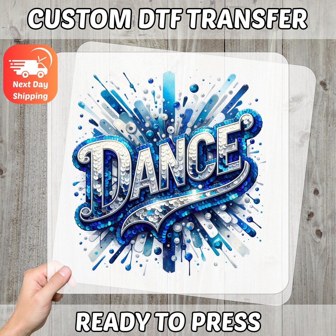 Dance Celebration DTF Transfer Ready to Press Iron-on for T-shirt Dance ...