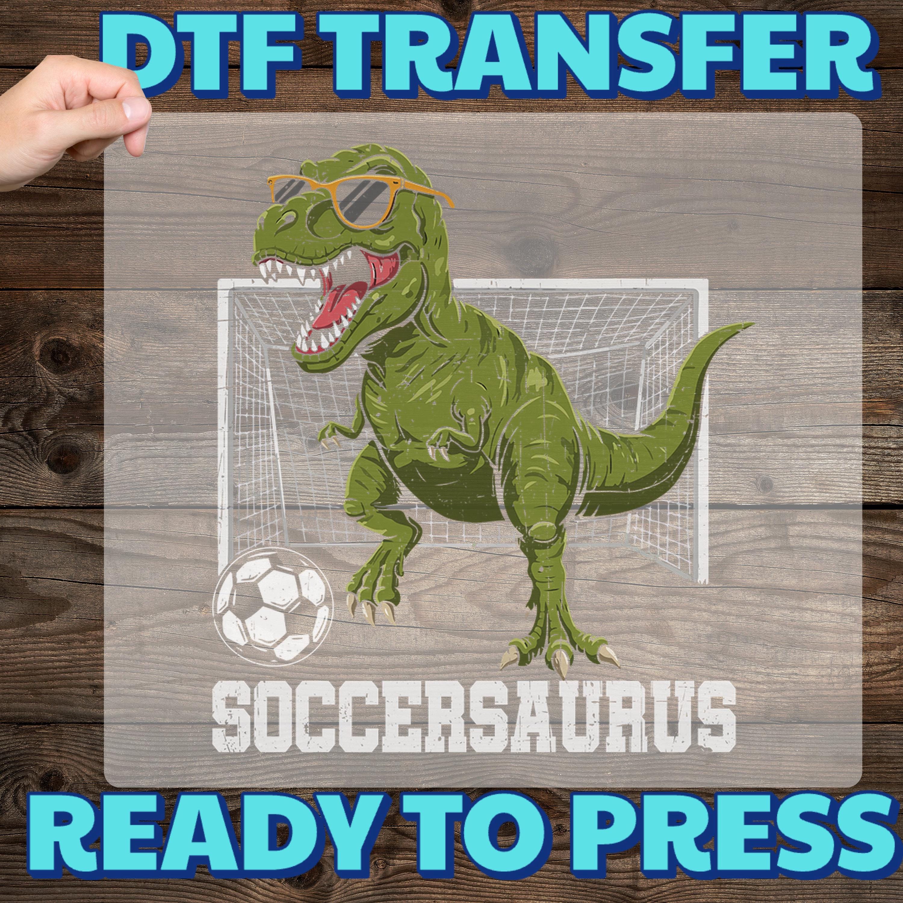 Cartoon T-rex With Sunglasses DTF Transfer, Funny Dinosaur Design ...