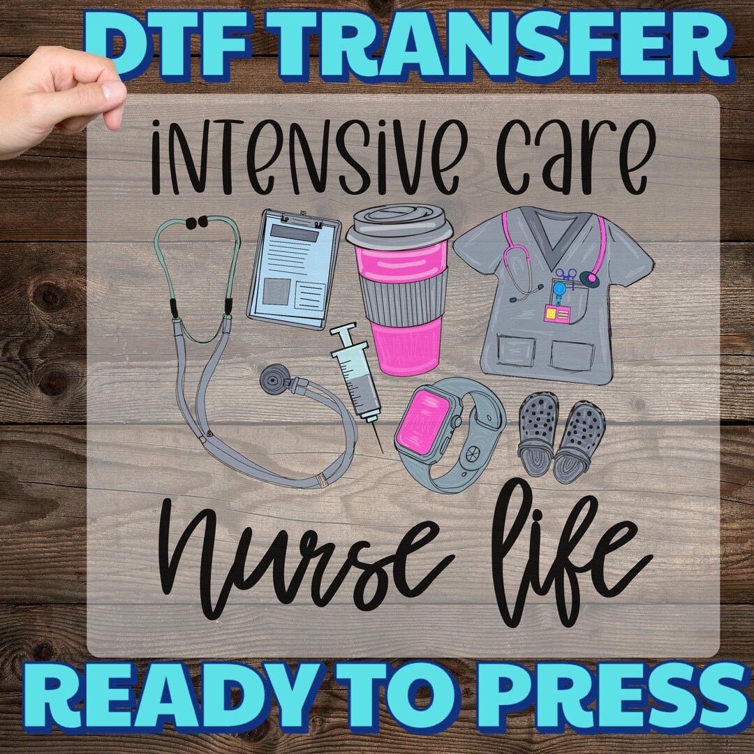 Healthcare Hero DTF Transfer, Nurse Appreciation Gift, Medical ...