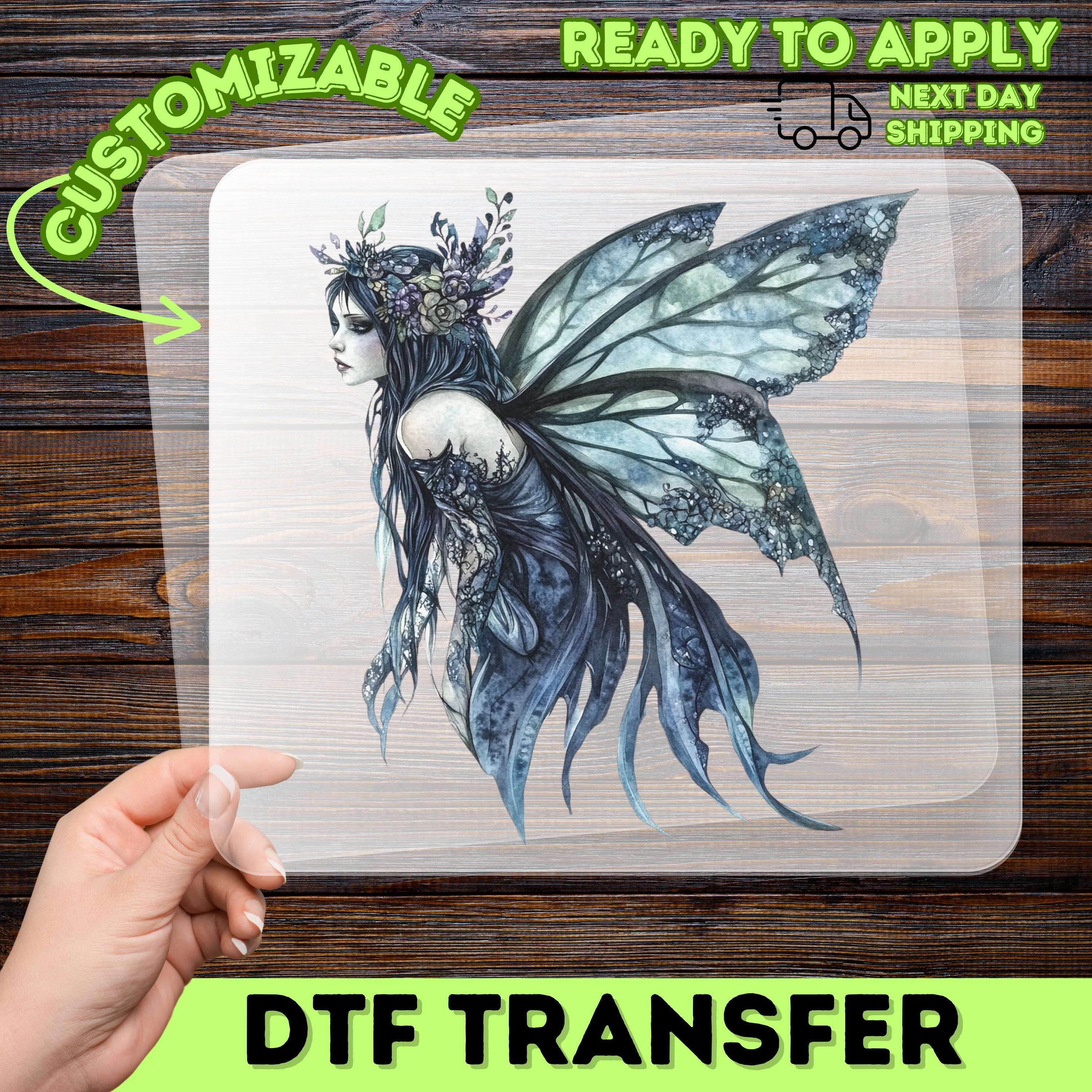 Watercolor Fairy Fantasy DTF Transfer, Ethereal Floral Crown Iron-on ...