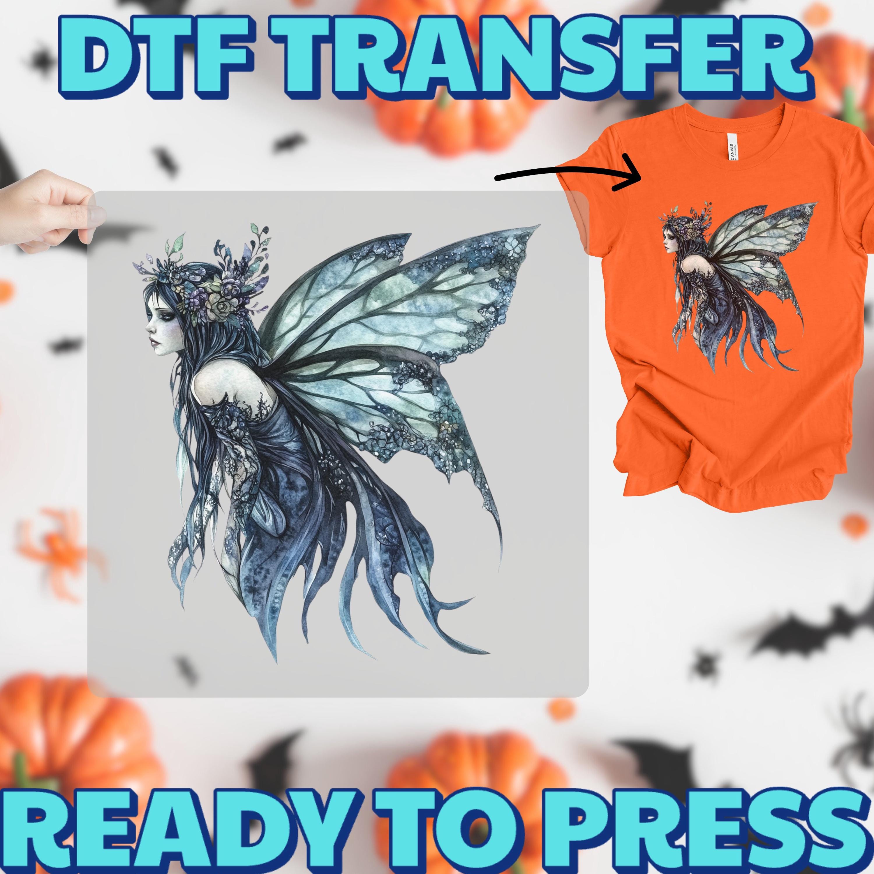 Watercolor Fairy Fantasy DTF Transfer, Ethereal Floral Crown Iron-on ...
