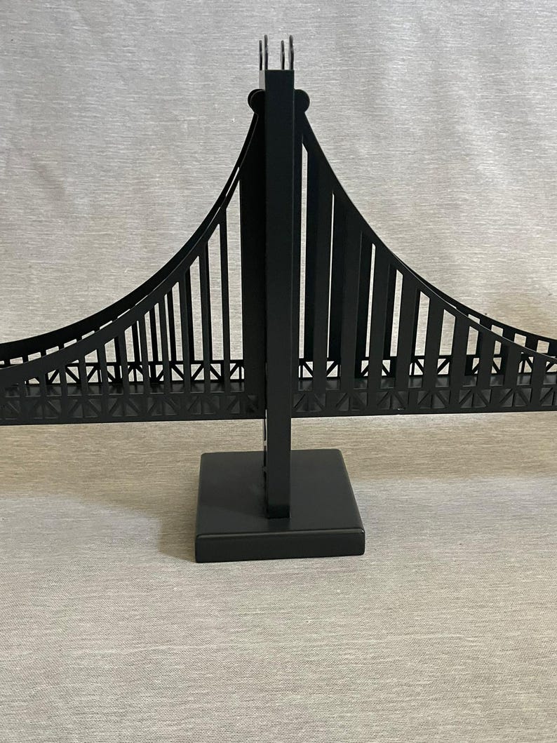 Golden Gate Bridge Replica Décor, Metal Bridge Sculpture, Unique Gift ...