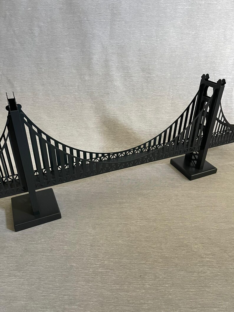Golden Gate Bridge Replica Décor, Metal Bridge Sculpture, Unique Gift ...