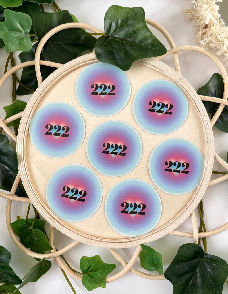 Angel Number Stickers Aura Numerology Stickers Synchronicity - Etsy
