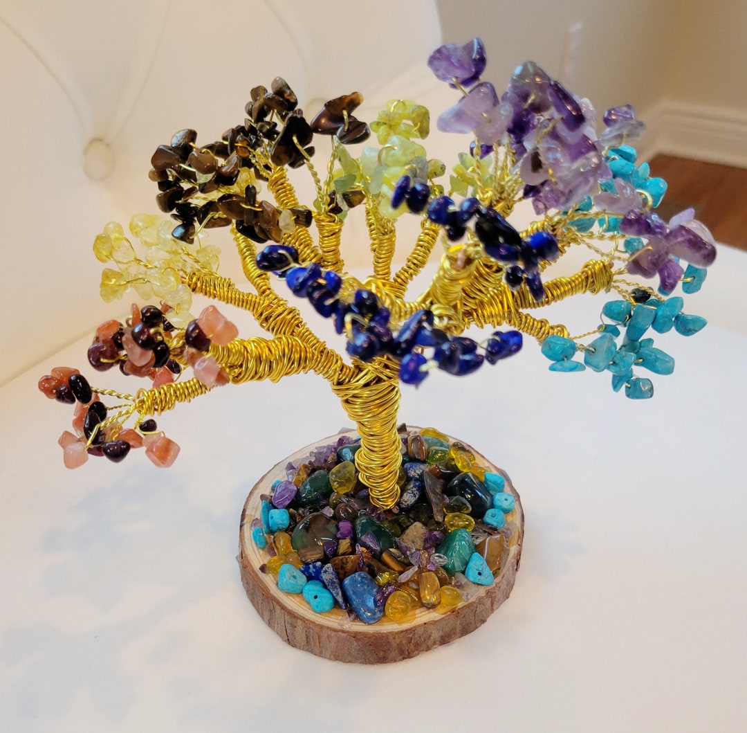 Grand Chakra Ausrichtung Edelstein Baum - Etsy Österreich