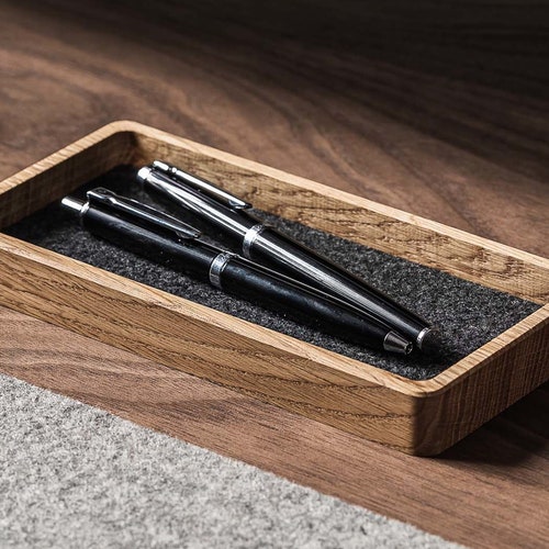 Catch All Tray Wooden Desk Tray for Jewelry Keys Watch - Etsy