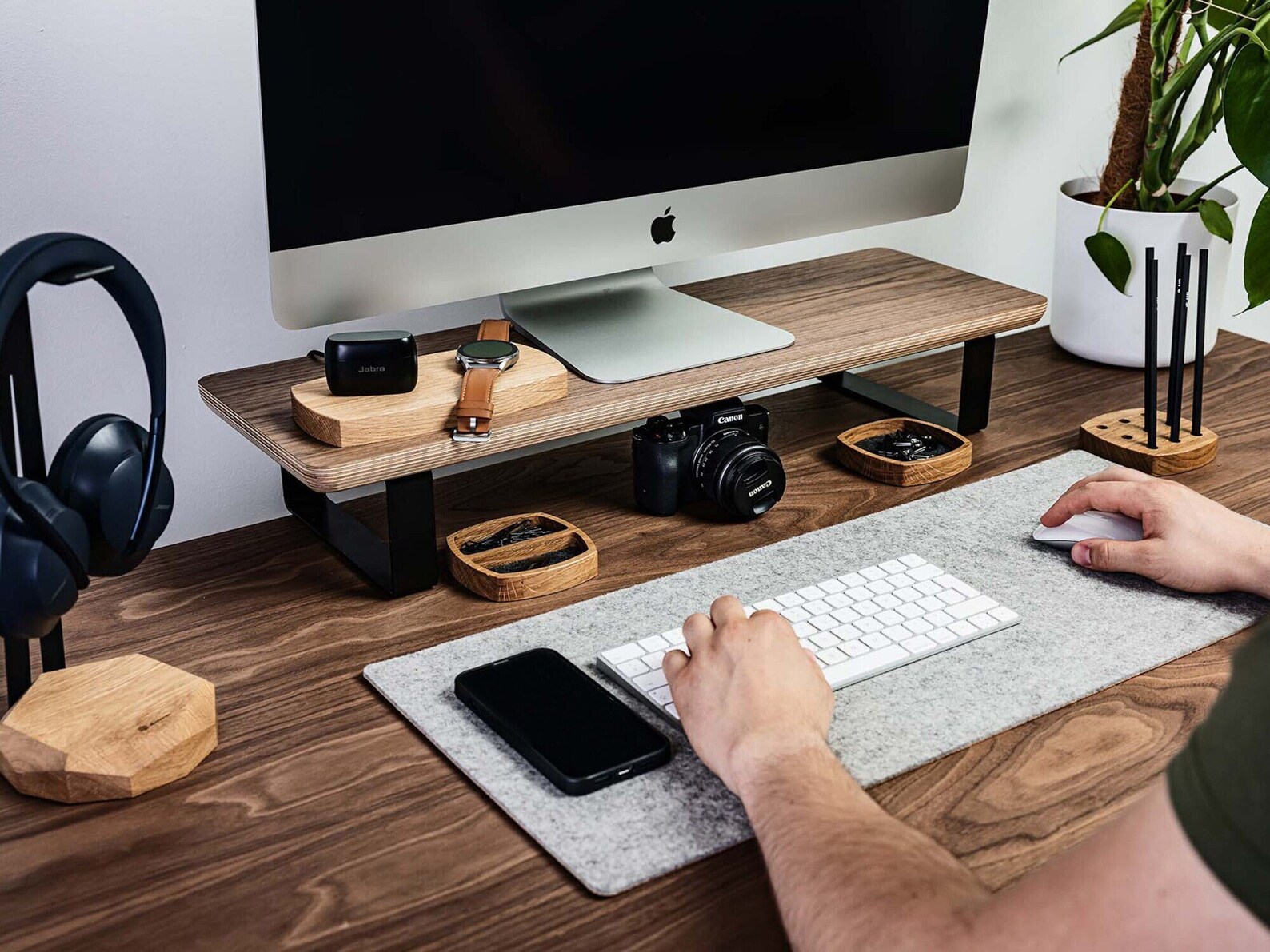 DESK MAT Large Premium Wool Merino Desk Pad Keyboard Mat Large Mouse ...