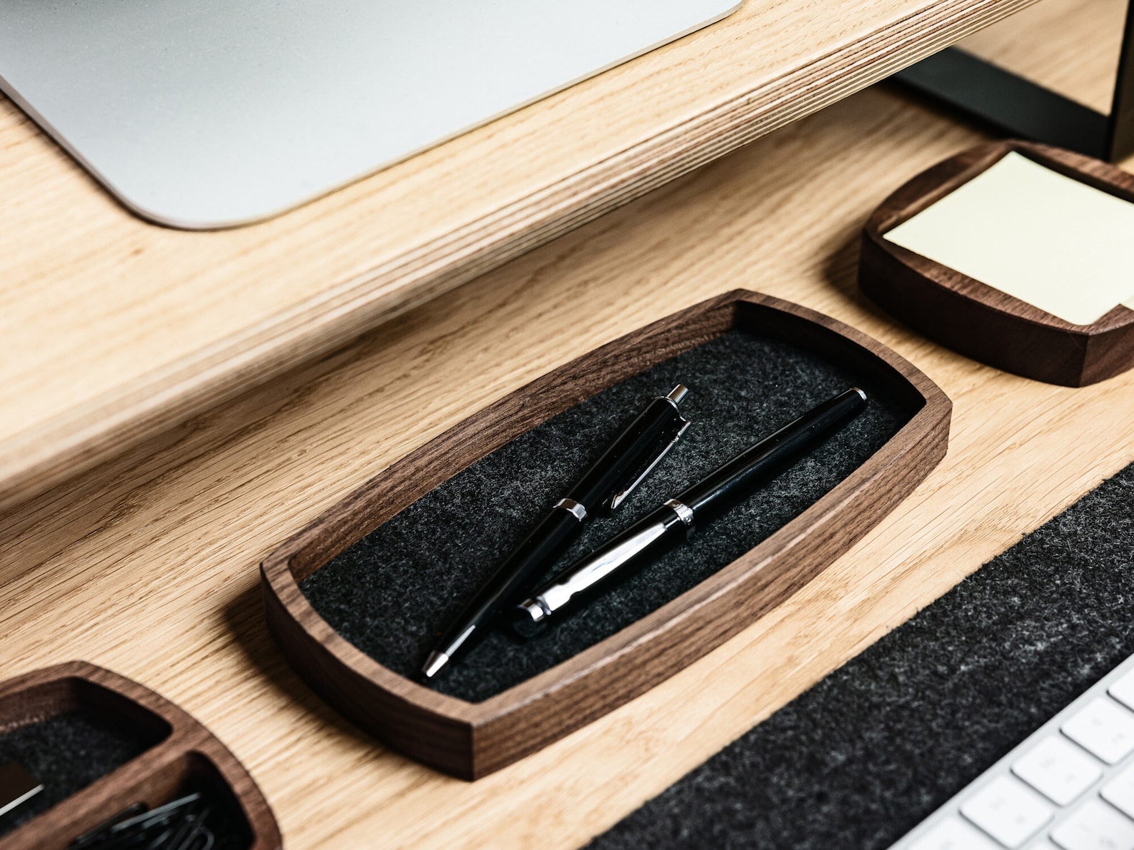 Wooden Catch All Tray for Pens Pencils Wallet Jewelry Keys Watches ...