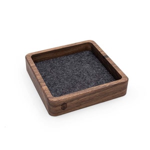 Catch All Wooden Tray / Office Desk Accessories for Women and Men ...