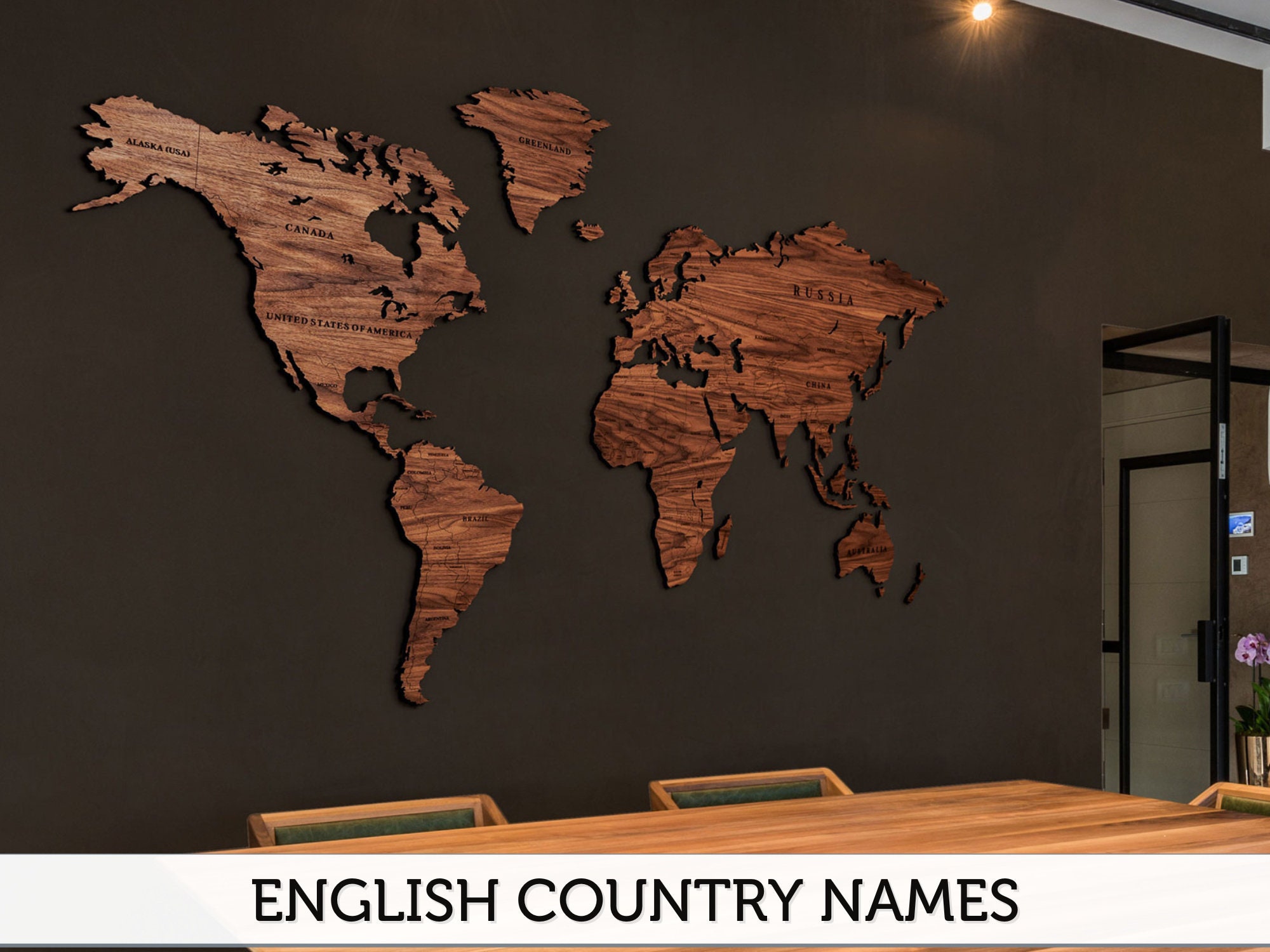 Detailed World Map In English