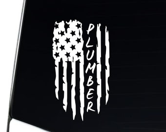 Plumber Car Decal - Etsy