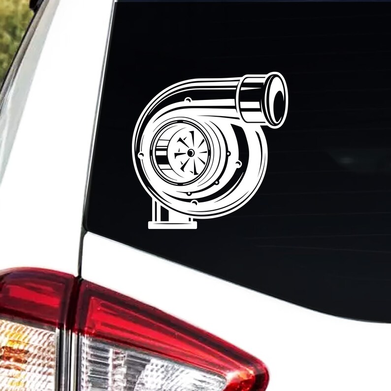 Turbo Icon Vinyl Decal Sticker for Use on Car or Any Flat | Etsy