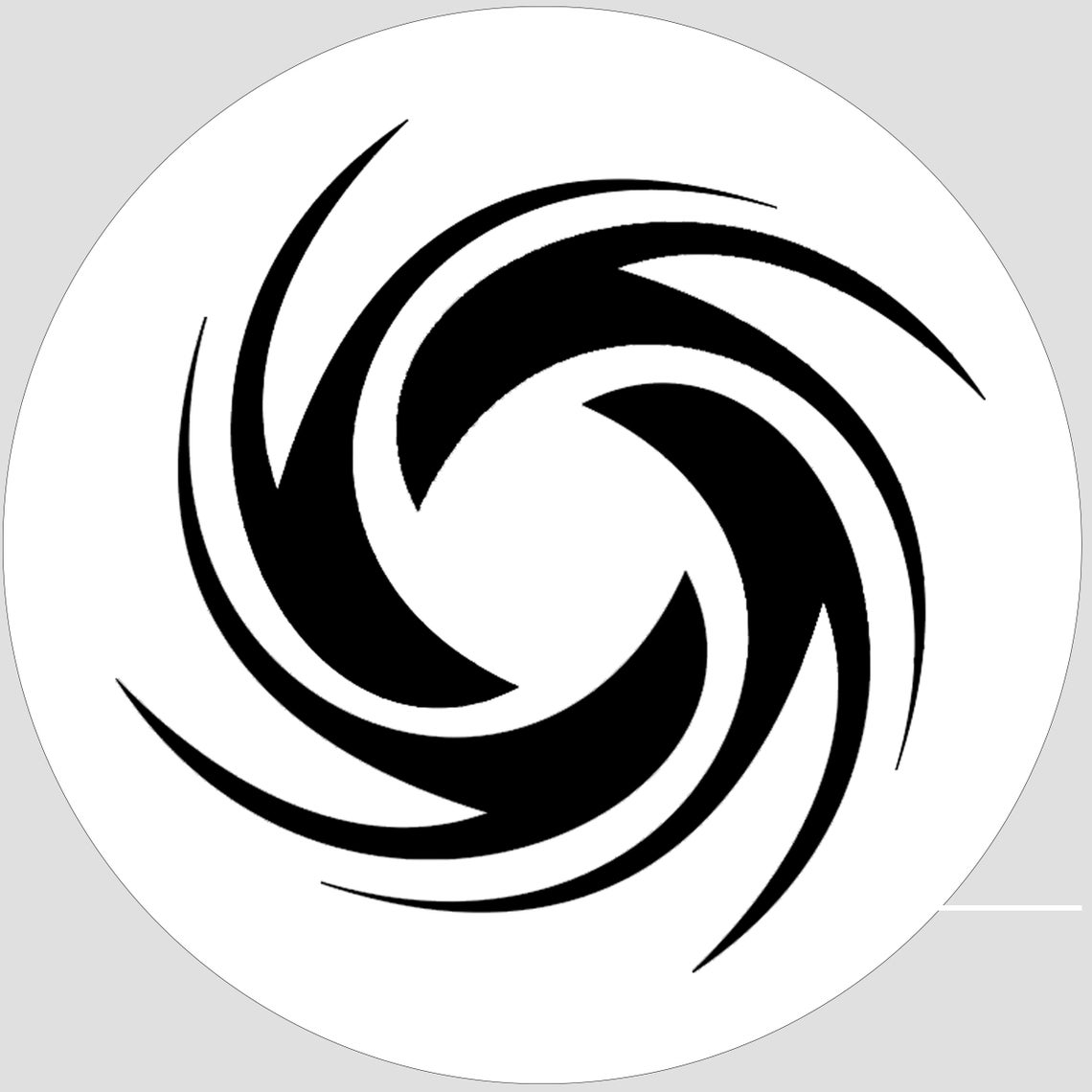 Swirl Pattern 2 Disc Golf Vinyl Decal Stencil for Dying | Etsy